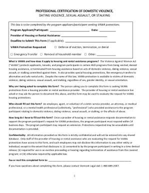 Fillable Online outside vermont vawa-accommodation-request-form ...
