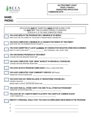 PHASE 1 TO PHASE 2 Application Doc Template | pdfFiller