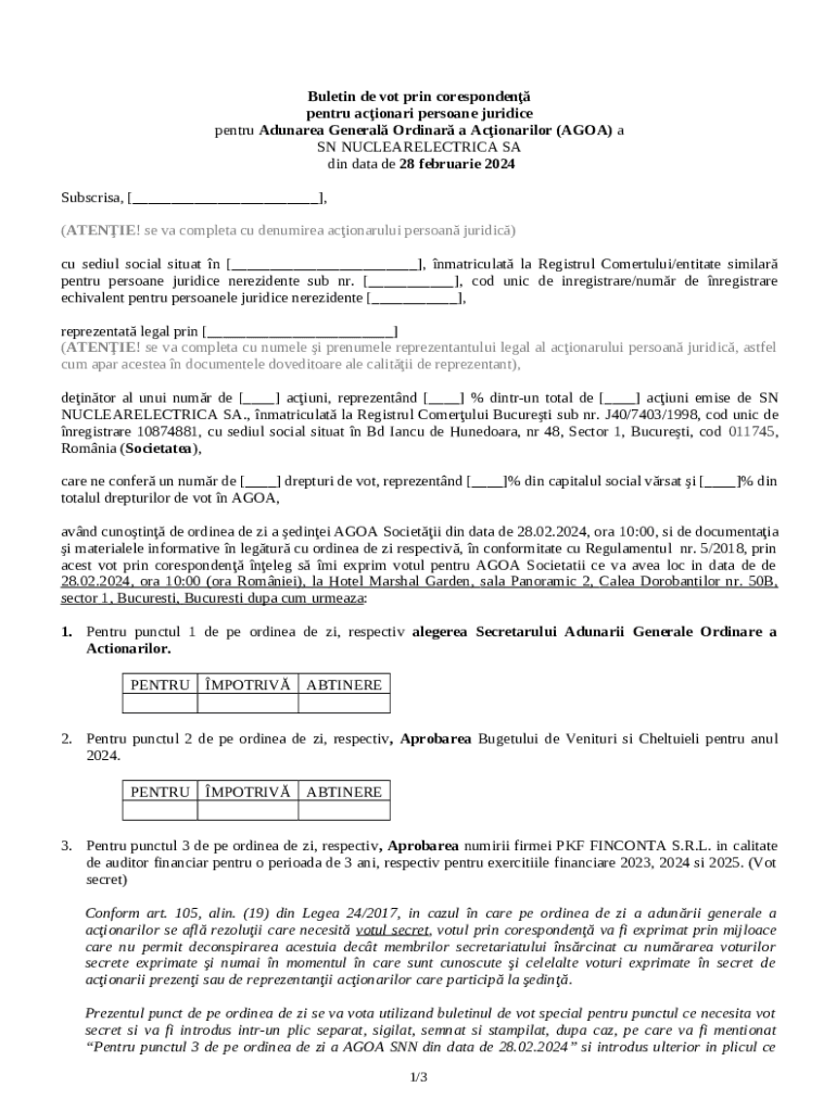 se va completa cu numele i prenumele reprezentantului legal al ...