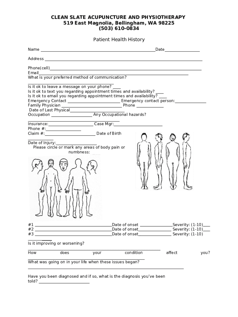 Download Intake Doc Template | pdfFiller