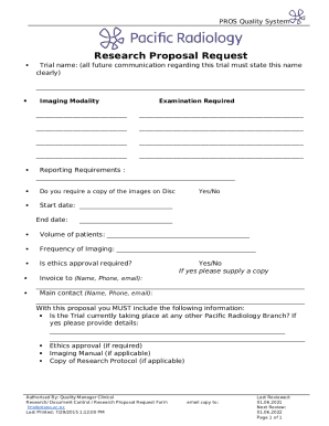 Research Proposal Quote Acceptance Doc Template | pdfFiller