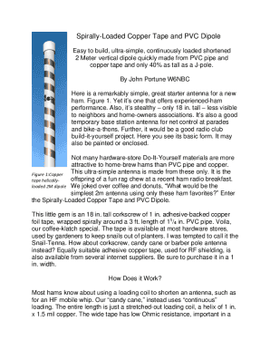 Fillable Online Building an easy copper tape and PVC vertical antennas ...