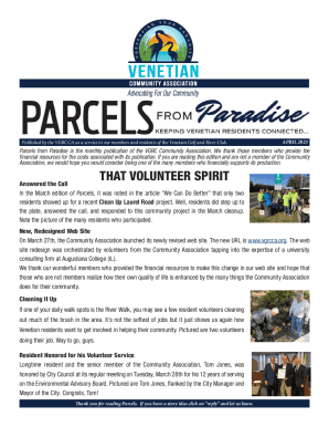 Fillable Online THAT VOLUNTEER SPIRIT Fax Email Print - pdfFiller