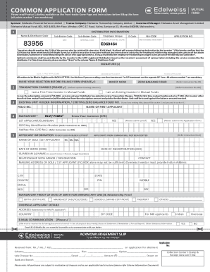Fillable Online COMMON APPLICATION FORM 83956 Fax Email Print - pdfFiller
