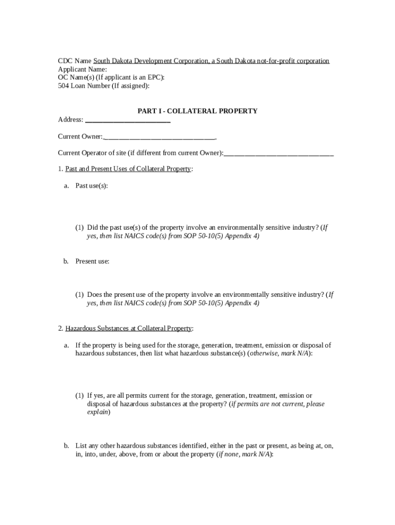 National 504 Authorization Boilerplate - SBA.gov Doc Template | pdfFiller
