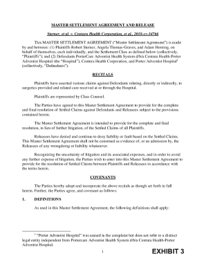 Fillable Online THE MASTER SETTLEMENT AGREEMENT: AN OVERVIEW Fax Email Print - pdfFiller
