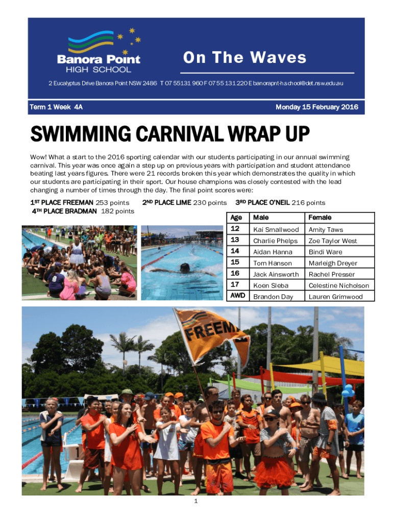 Fillable Online Banora Point High School: Home Fax Email Print - pdfFiller