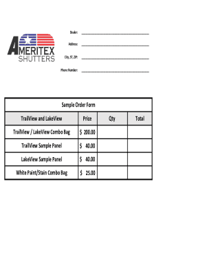 Fillable Online Sample Order Form 10-23-23.pdf Fax Email Print - pdfFiller