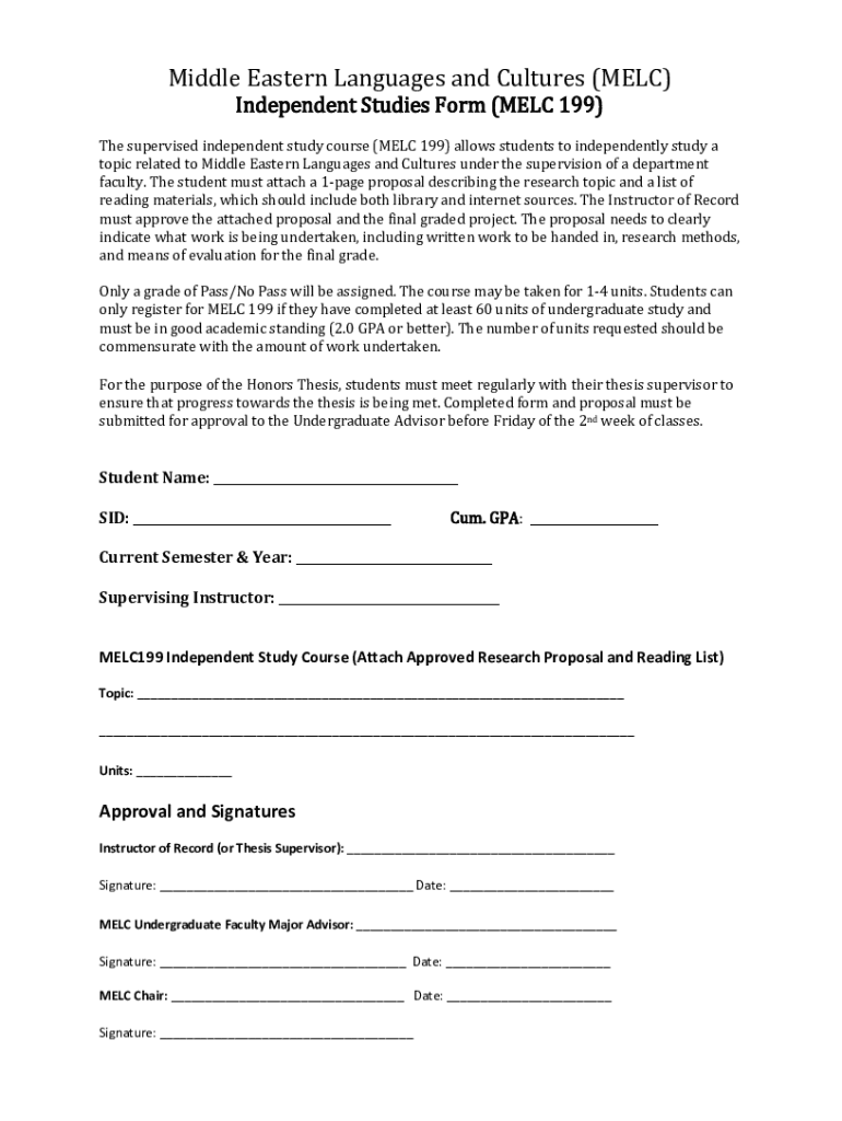 Fillable Online MELC 199 Form .docx Fax Email Print - pdfFiller