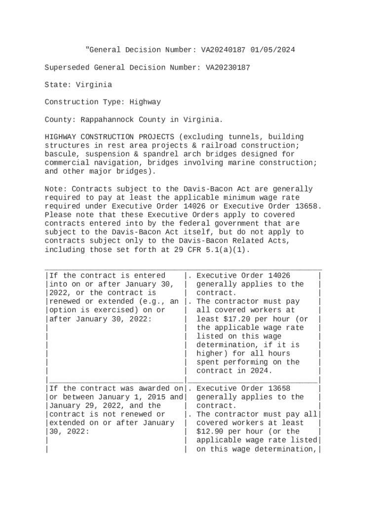 Superseded General Decision Number: VA20230187 - vdot virginia Doc ...
