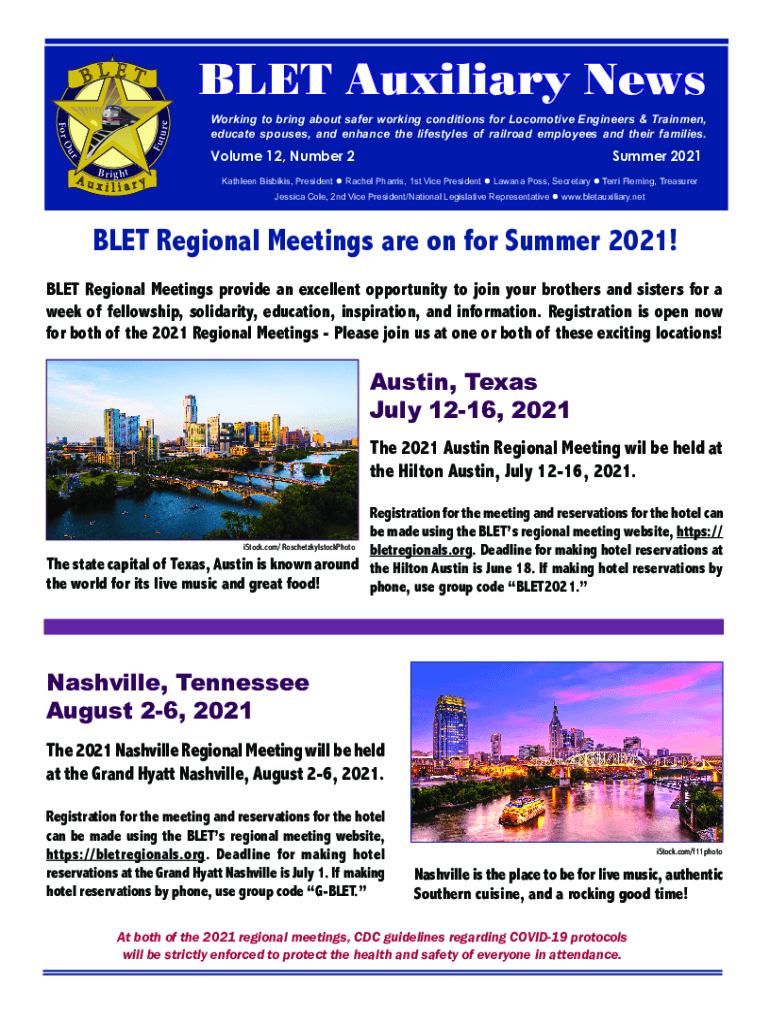 Fillable Online BLET and Union Pacific Reach Historic Agreement to ... Fax Email Print - pdfFiller