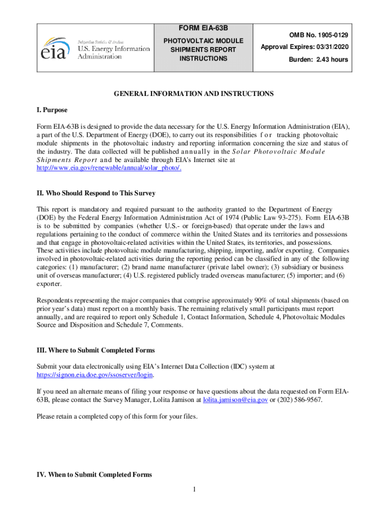 Fillable Online Annual Solar Photovoltaic Module Shipments Report ...