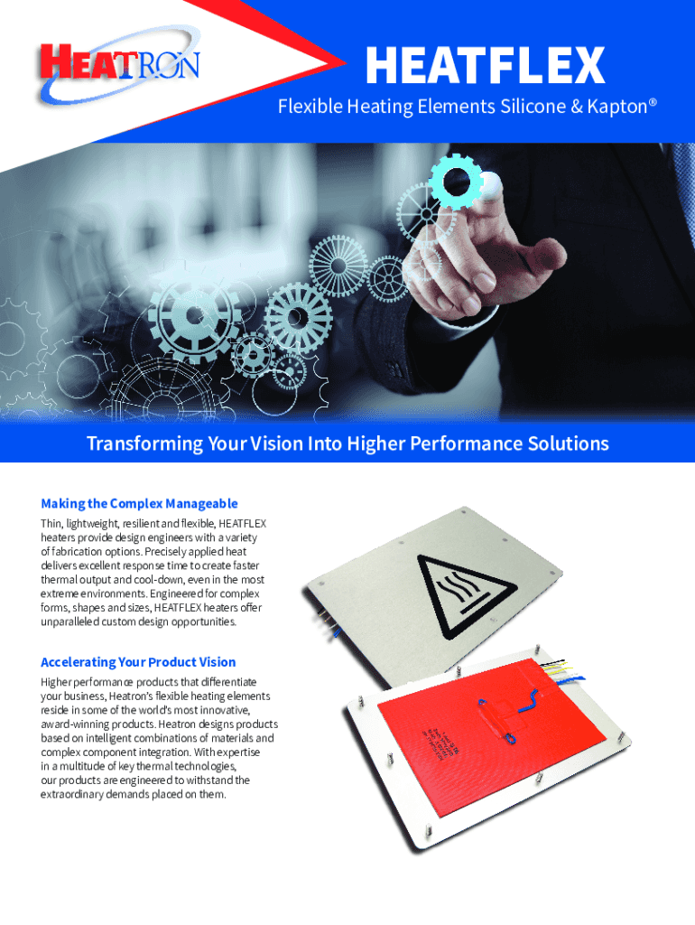 Fillable Online Flexible Heating Elements Heatflex Silicone and Kapton ...