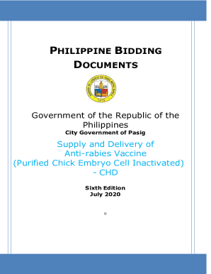 Fillable Online Procurement of Chick Embryo Cell, Rabies Vaccine ...