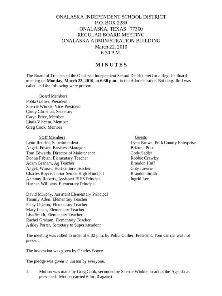 Onalaska ISD - Parent and Student Ination Section Doc Template | pdfFiller