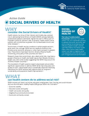 Fillable Online Social Drivers of Health: The Role of Representation in ...