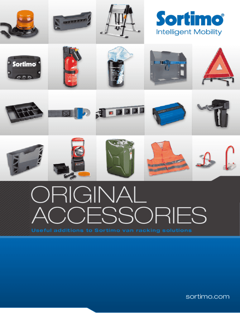 Fillable Online Original AccessoriesmySortimo.com: van racking, vehicle ...