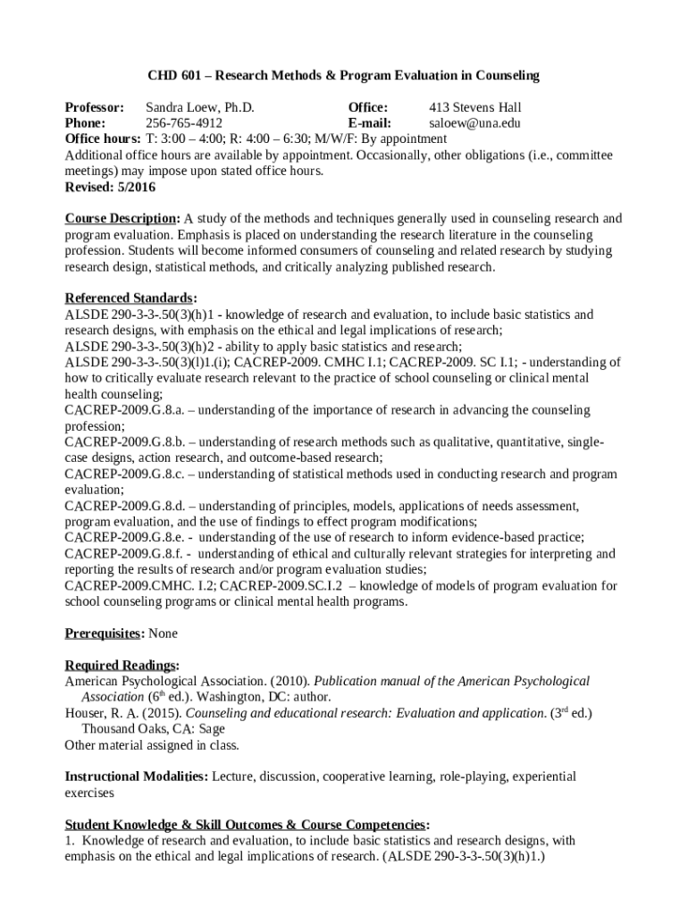 Simple Syllabus Doc Template | pdfFiller