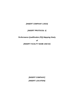 How to Verify and Validate PQ Protocol and Report Doc Template | pdfFiller