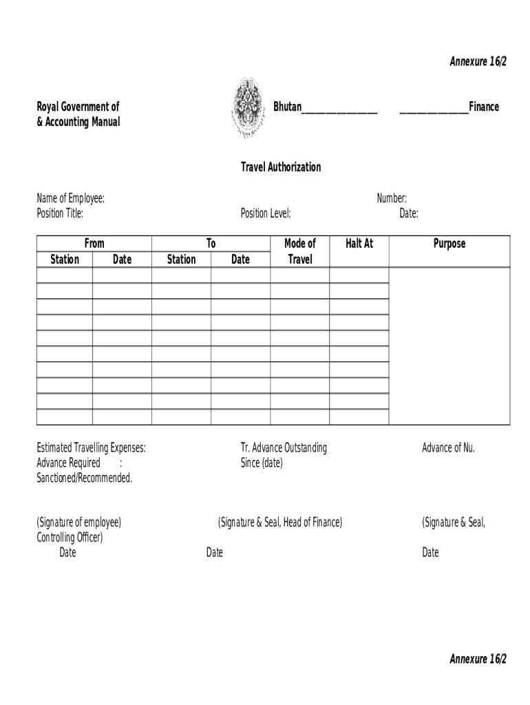 Travel Allowance Bill Doc Template | pdfFiller