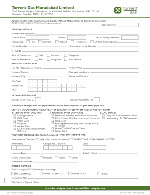 Fillable Online Registration Form 6 PageMoradabad(TGML).cdr Fax Email ...