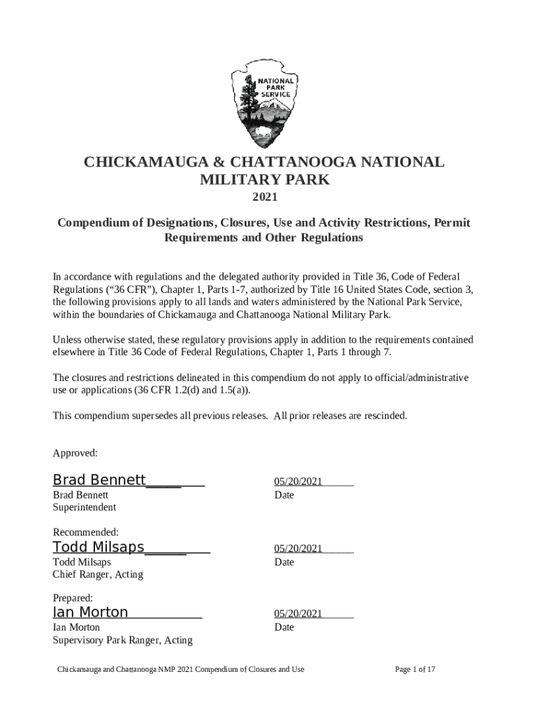 Written Determination: Bicycle Use at Chickamauga and ... Doc Template ...