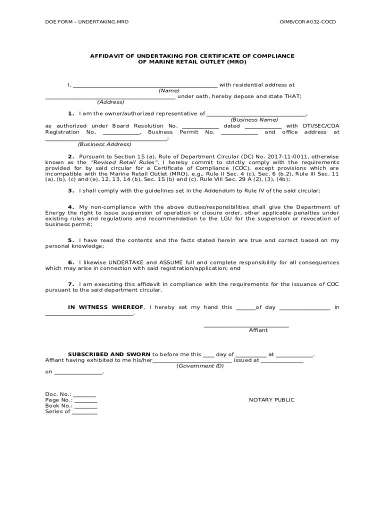 suggested affidavit : purchase of aircraft, boat, mobile Doc Template ...
