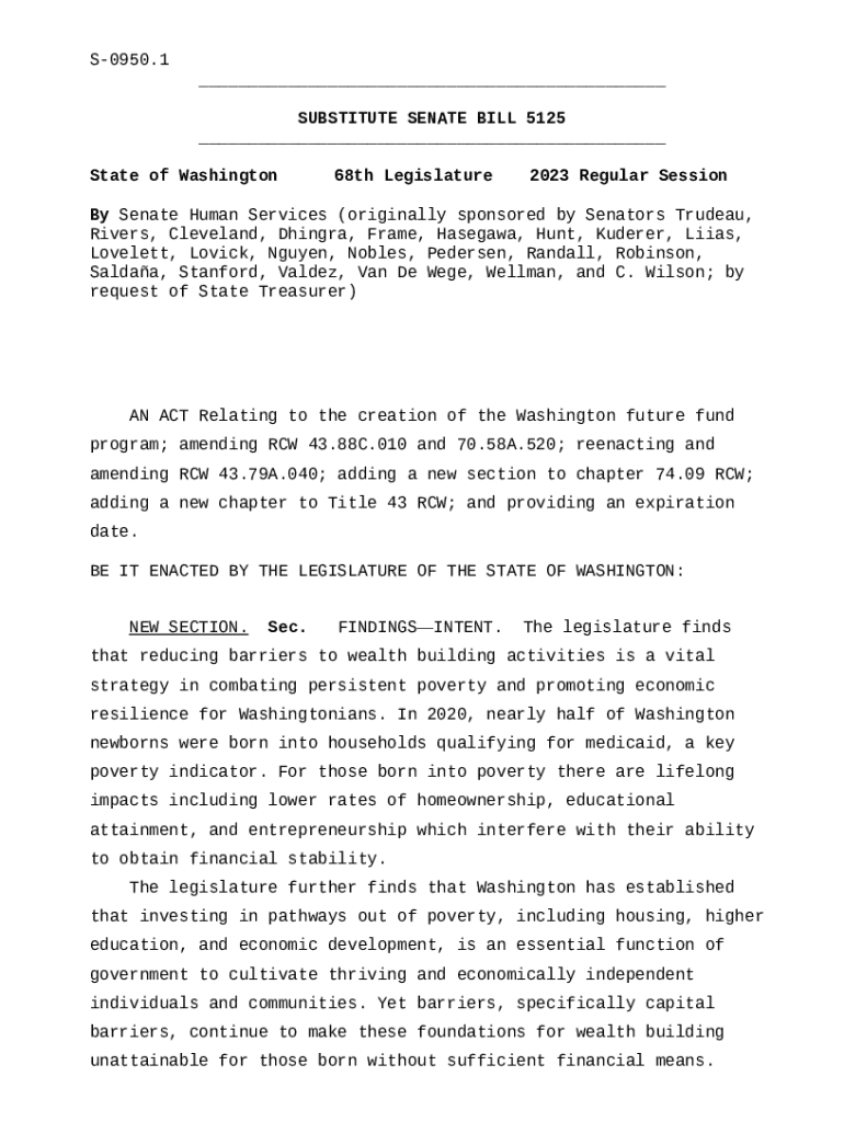 Senate Bill Report SCR 8414 Doc Template | pdfFiller