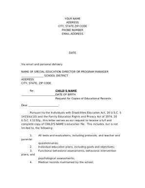 Disability Rights Ohio - Requesting a due process hearing Doc Template ...