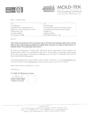 Fillable Online Moldtek Packaging: Best Packaging Company in India Fax ...