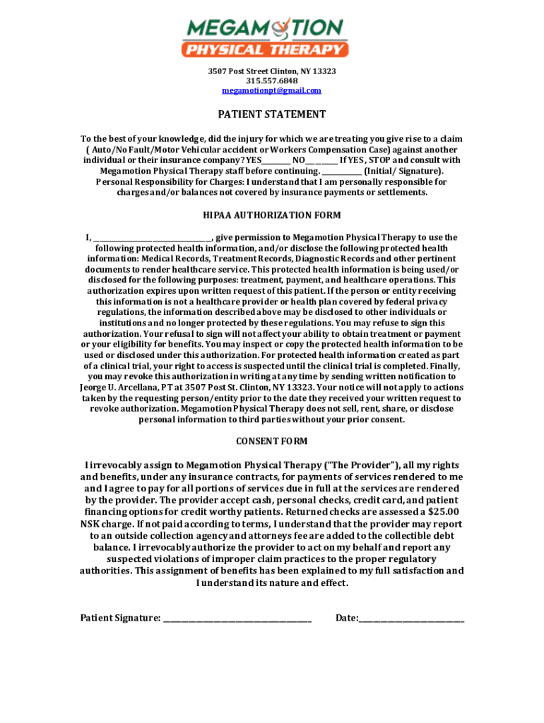 Fillable Online Steps in a No Fault Claim - Buffalo Personal Injury ...