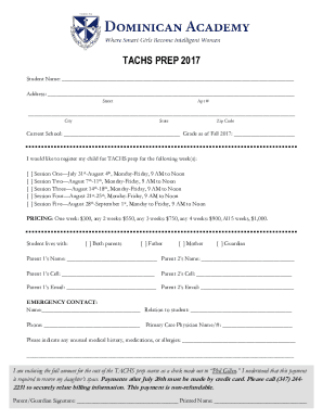 Fillable Online TACHS Test Resources Fax Email Print - pdfFiller