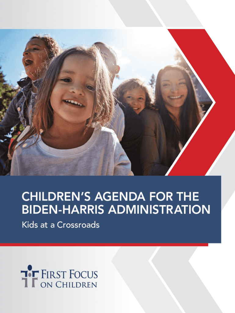 Fillable Online Children's Agenda for The Biden-Harris Administration ...