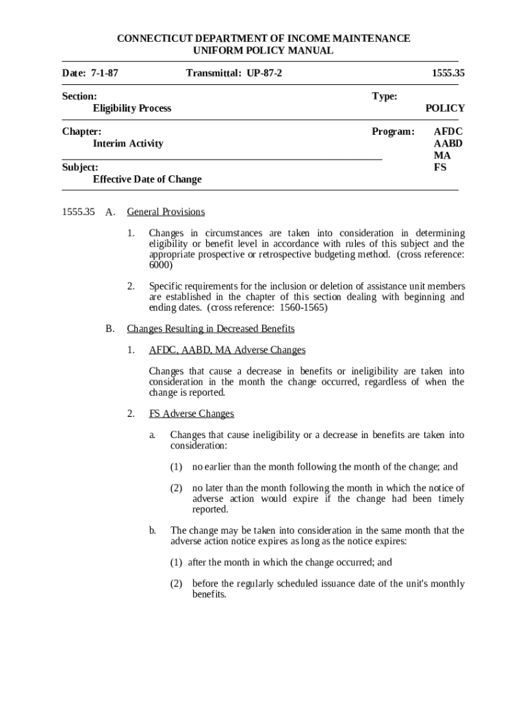 Eligibility ProcessPOLICY Doc Template | pdfFiller