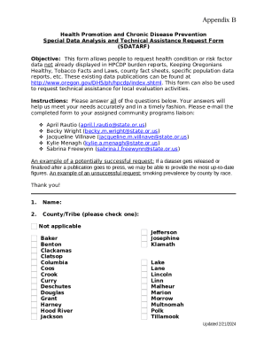 Health Promotion and Chronic Disease Prevention Special Data Analysis ...