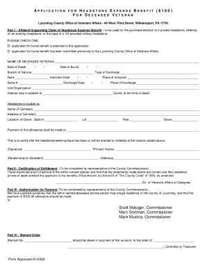 Fillable Online Application-for-Burial-Benefits-for-Deceased-Veteran-or ...