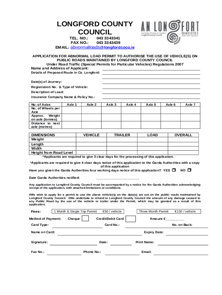 General Roads s Doc Template | pdfFiller