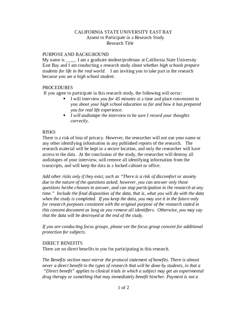 alternative sample for youth from ages 14-17 in Word Doc Template ...