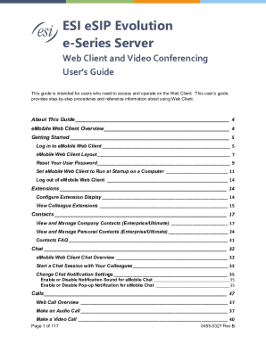 Fillable Online ESI eSIP Evolution Series - eMobile User Guide for Android Fax Email Print ...