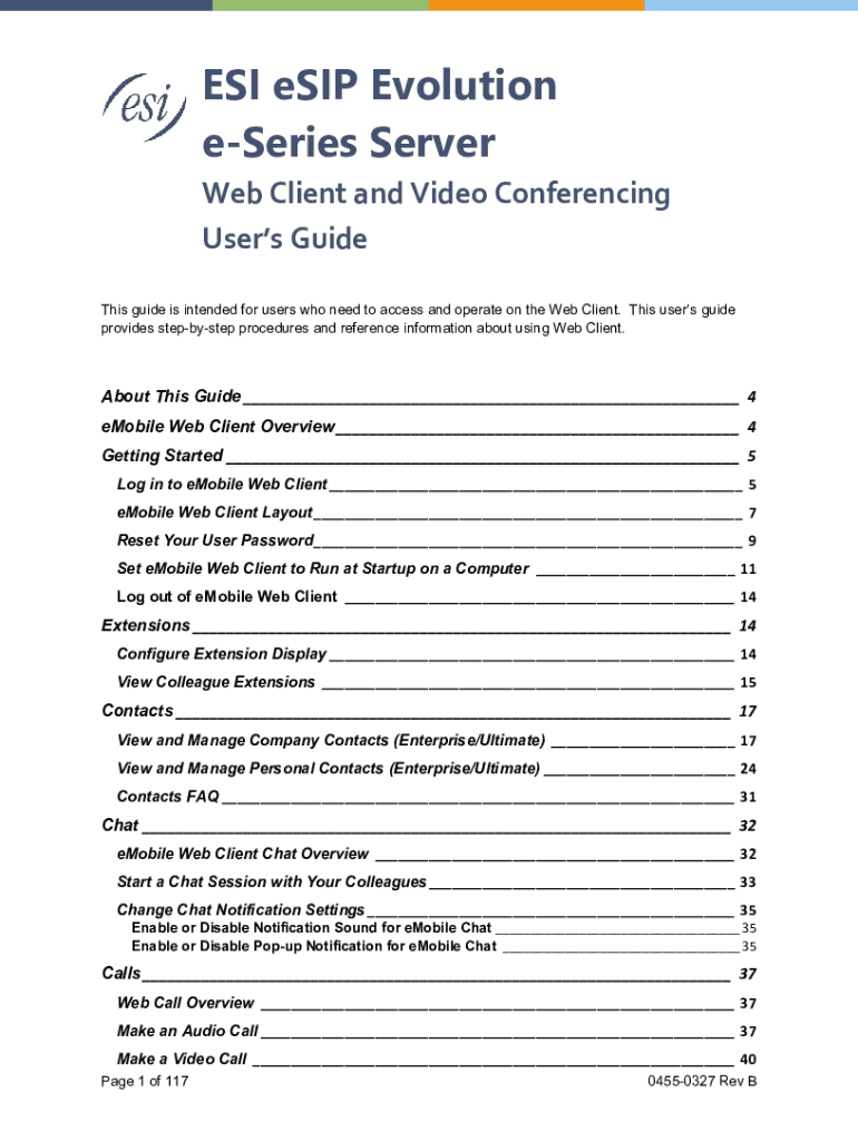 Fillable Online ESI eSIP Evolution Series - eMobile User Guide for Android Fax Email Print ...