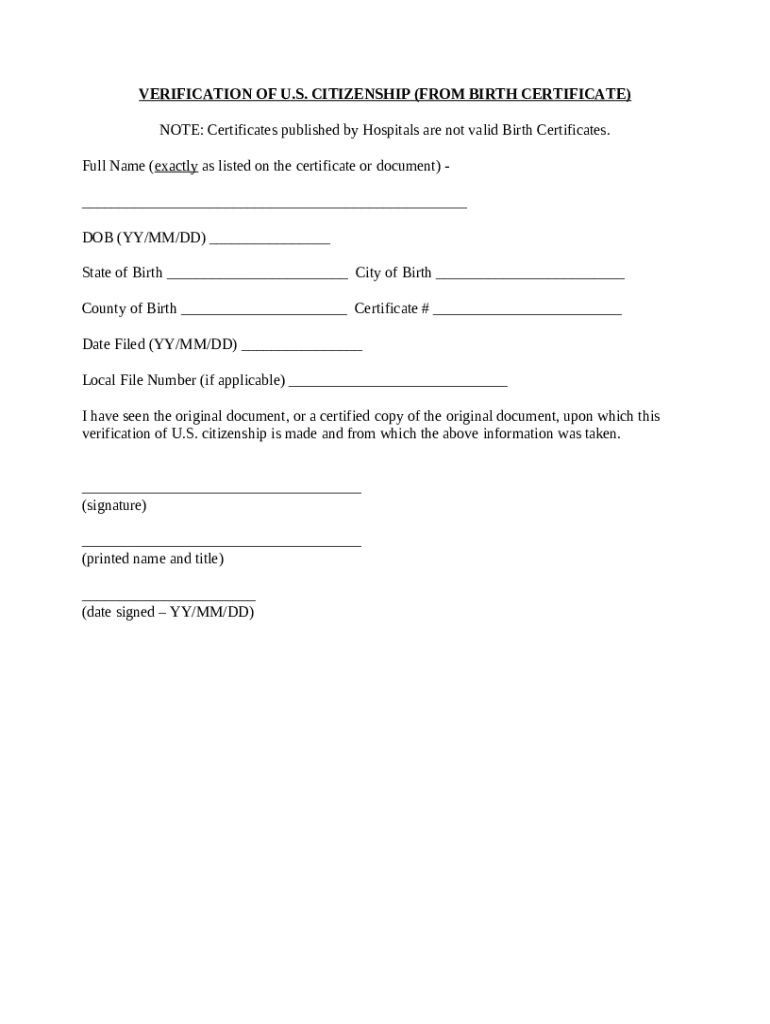 Live Birth Worksheet Doc Template | pdfFiller