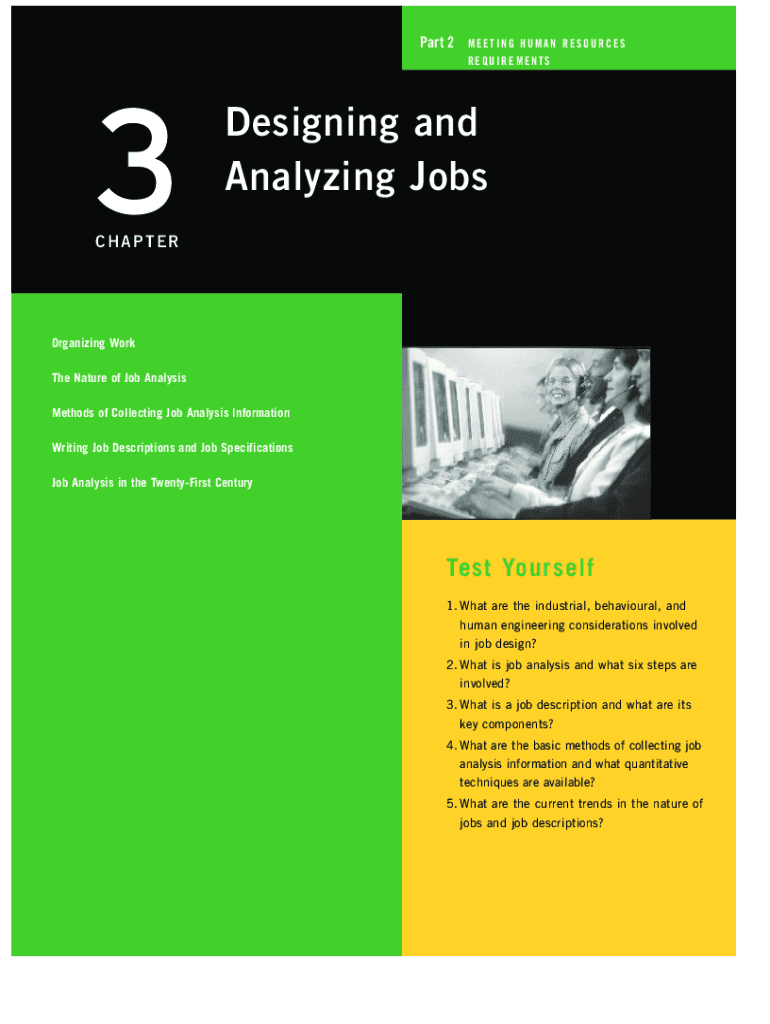 Fillable Online Methods Of Job Analysis With Definition Benefits And Fillable Online Methods Of Job Analysis With Definition Benefits And