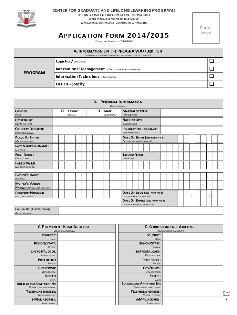 Fillable Online CENTER-FOR-LIFELONG-LEARNING-APPLICATION-FORM- ... Fax ...