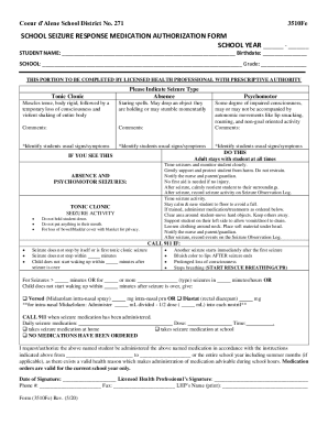 Fillable Online MEDICATION AUTHORIZATION FORM SCHOOL YEAR Fax Email ...