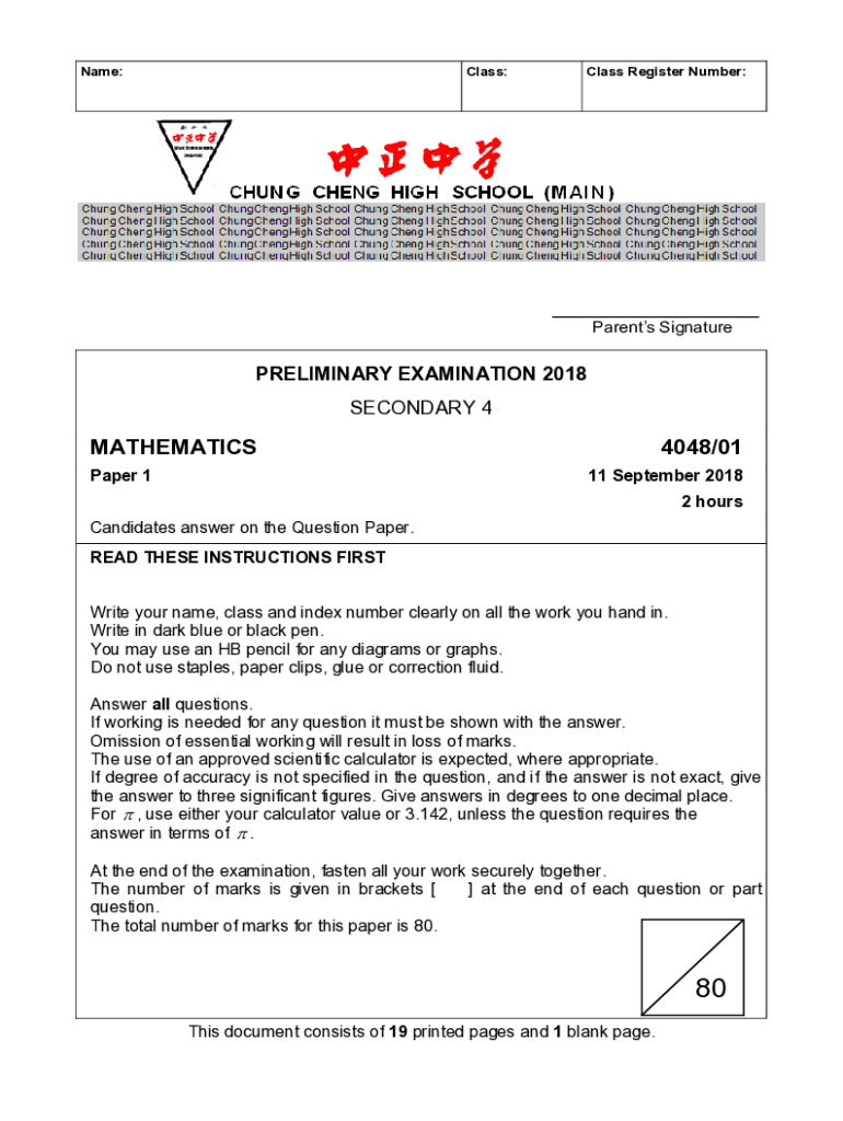 Fillable Online 11+ Exam Maths Master ClassPractice Past Paper ...