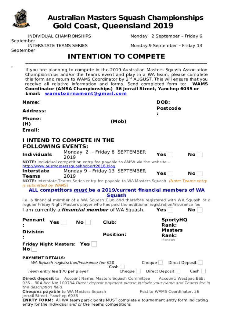 President's Rantings Tasmanian Masters Squash - CDN Doc Template ...