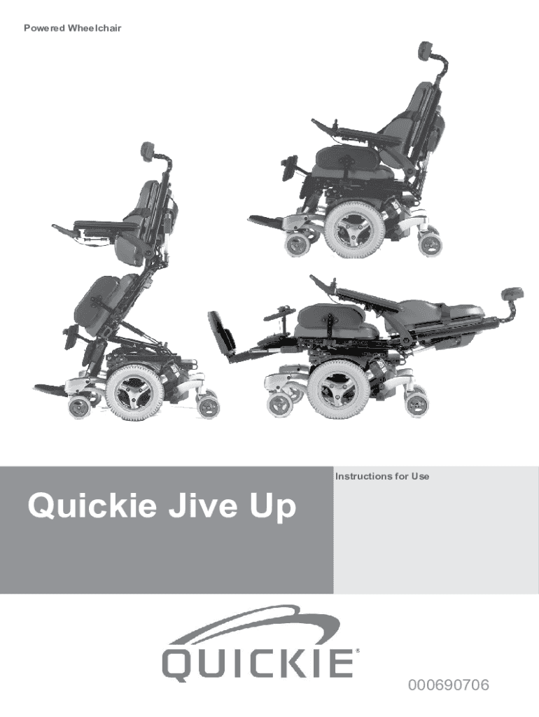 Fillable Online Quickie 2 Folding Wheelchair - Sunrise Medical Fax Email Print - pdfFiller