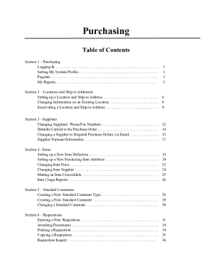 Fillable Online Purchasing Guidelines - Office of Administration and ...