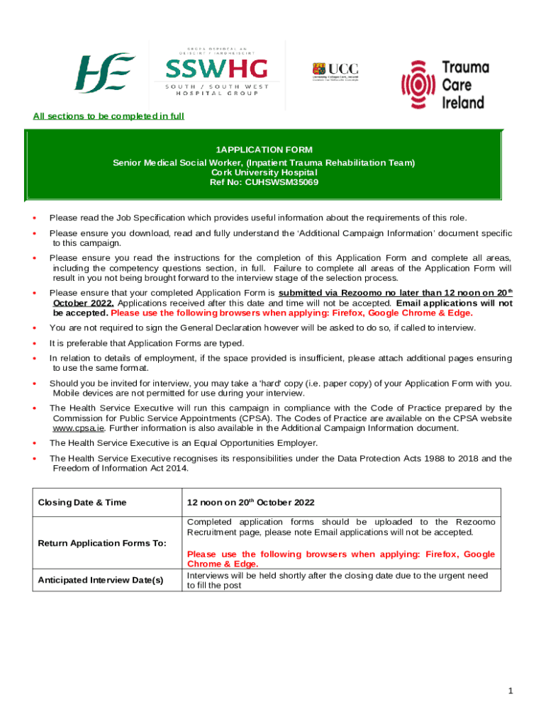A Request for Designation (RFD) Trauma Center Doc Template | pdfFiller