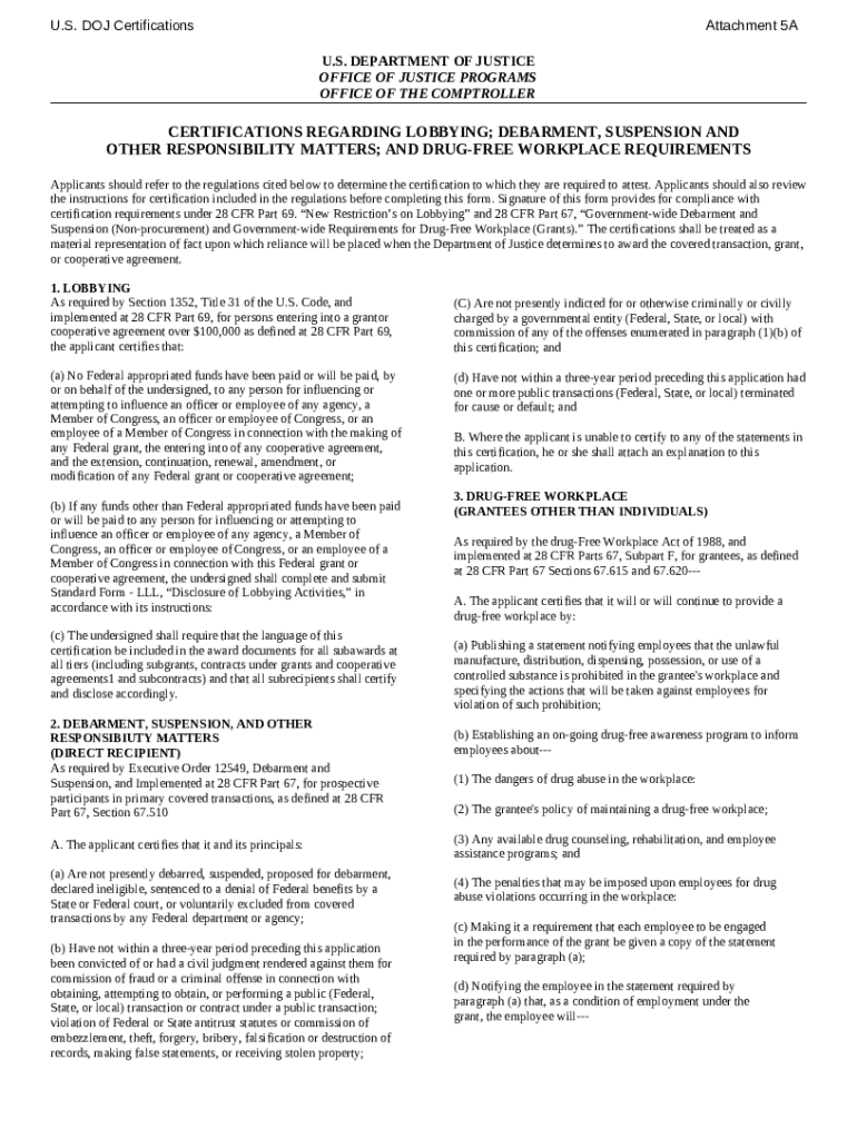 Signature of this provides for compliance with certification ...